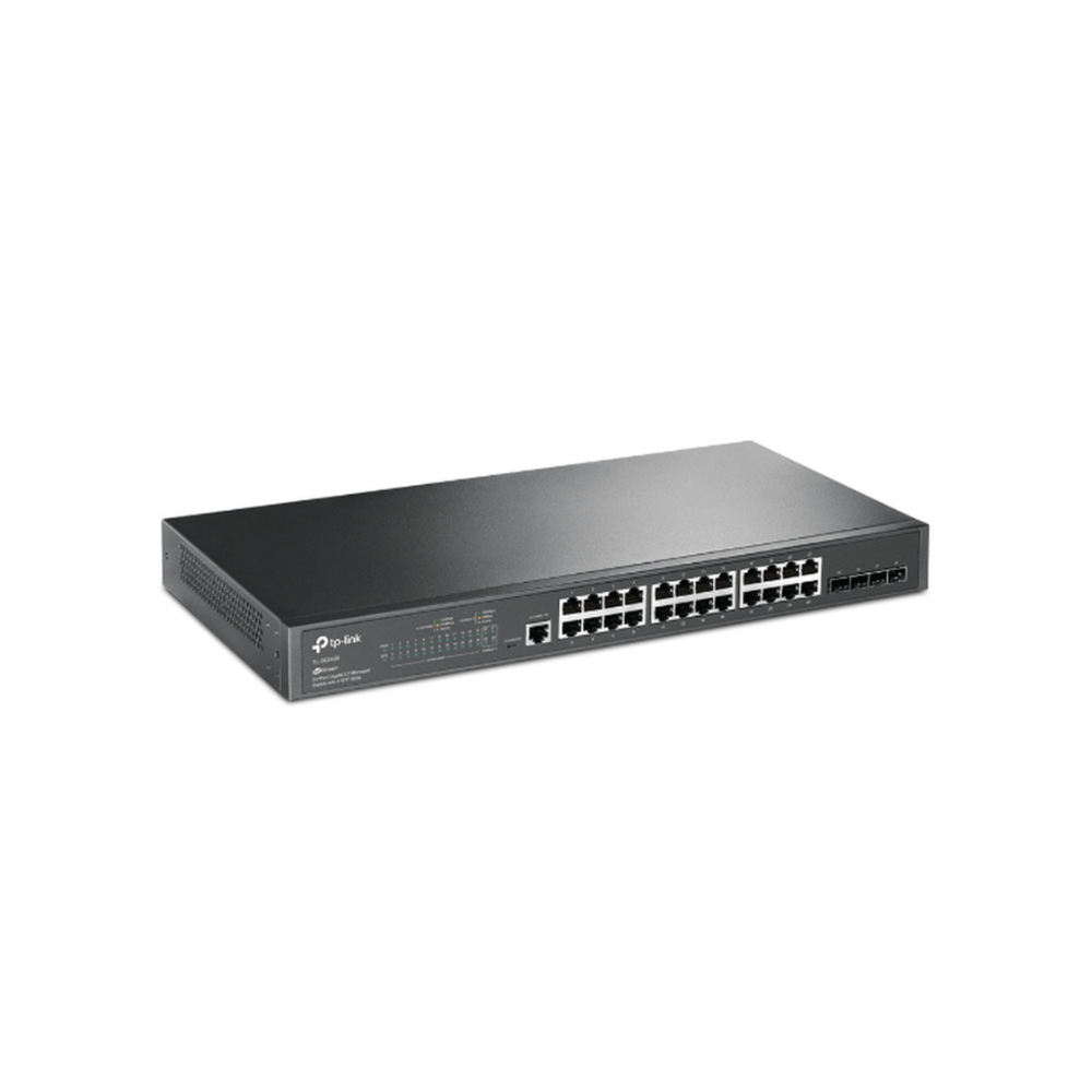 Switch Omada SDN 24 Puertos Gigabit + 4 SFP, sFlow, QinQ, QoS, Adminis ...